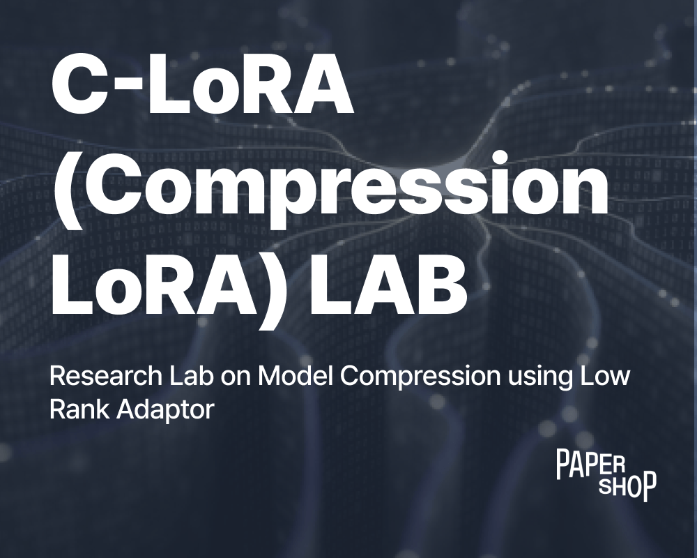 C-LoRA (Compression LoRA) LAB | LAB | 모두의연구소