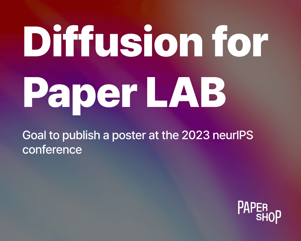 Diffusion for Paper LAB / DP LAB | LAB | 모두의연구소